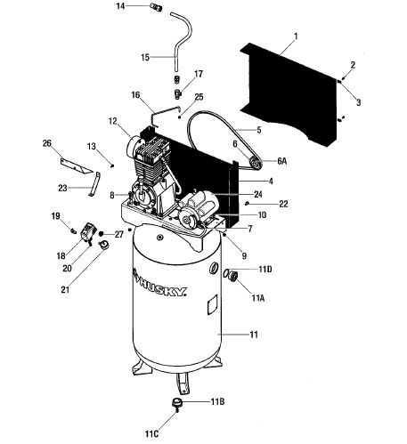 Husky Air Compressor Parts 60 Gallon Tanks | Reviewmotors.co