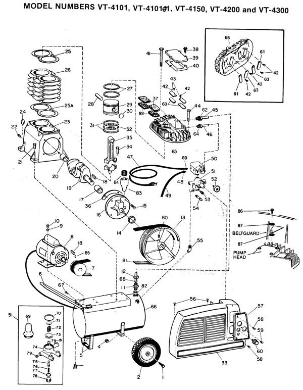 Campbell hausfeld compressor parts store